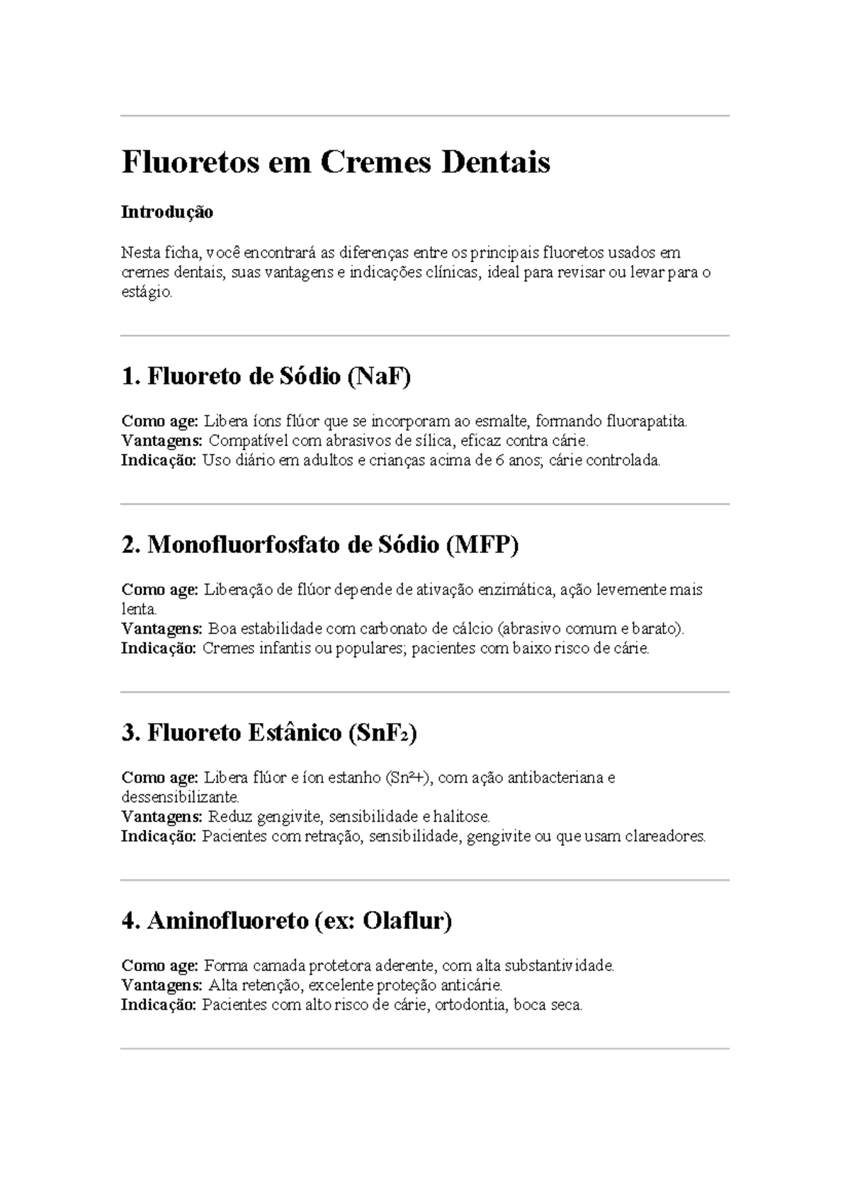 Checklist Completo: Cimentação do Pino e Inserção da Coroa - Studocu