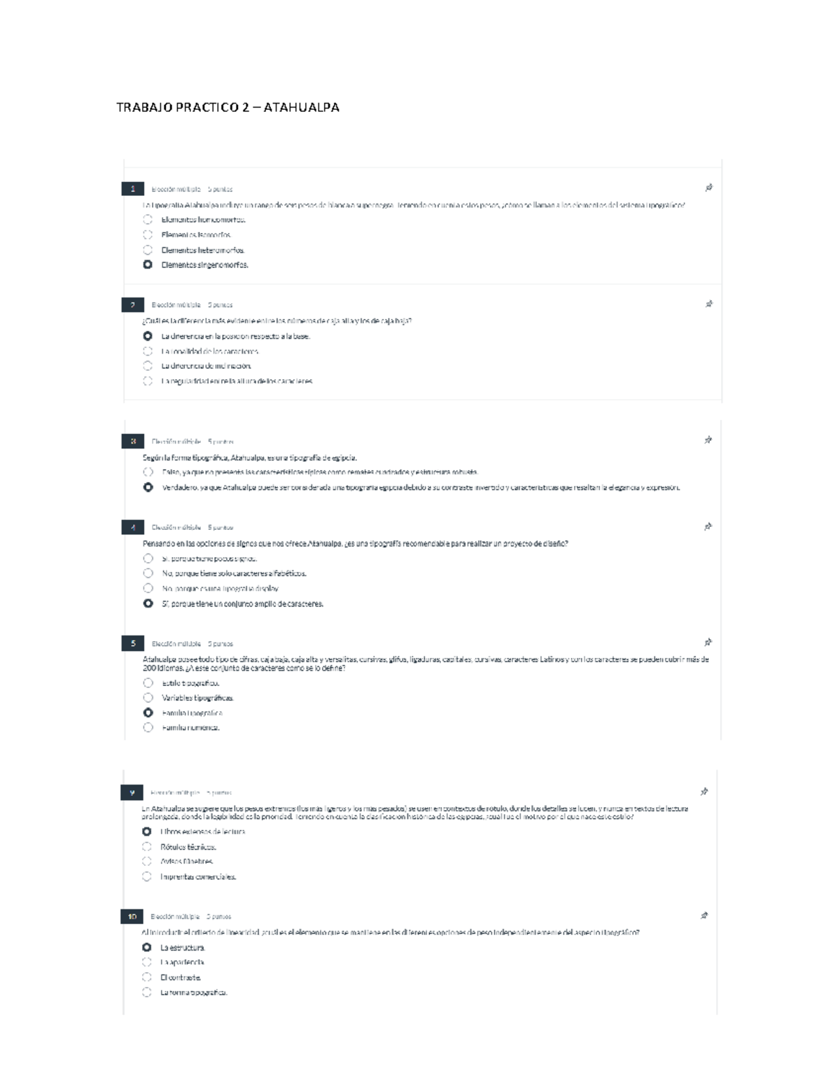 TP2 - Tipografía I: Análisis y Preguntas sobre Atahualpa - Studocu