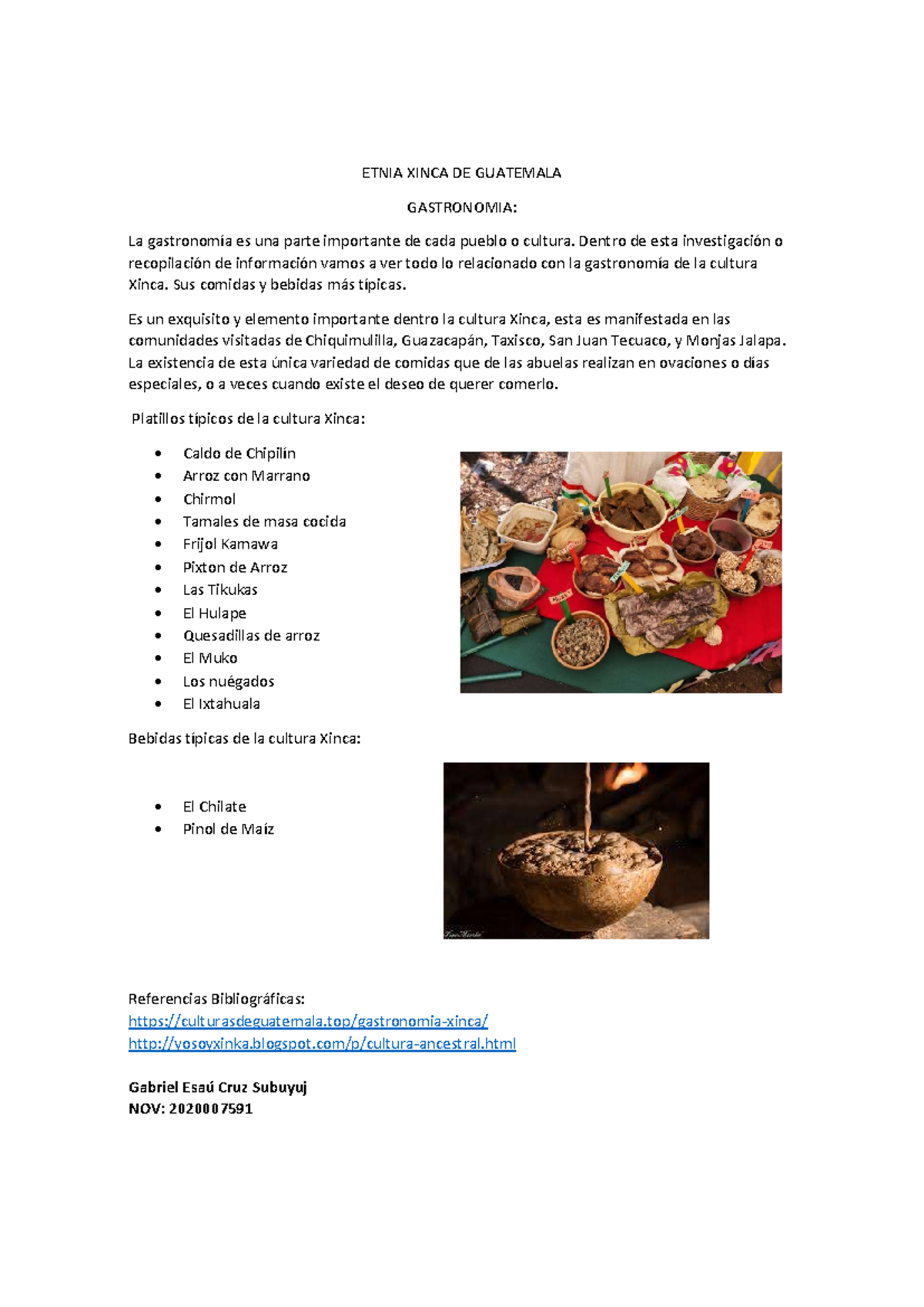 Gastronomía de la Cultura Xinca en Guatemala: Comidas Típicas y Bebidas ...