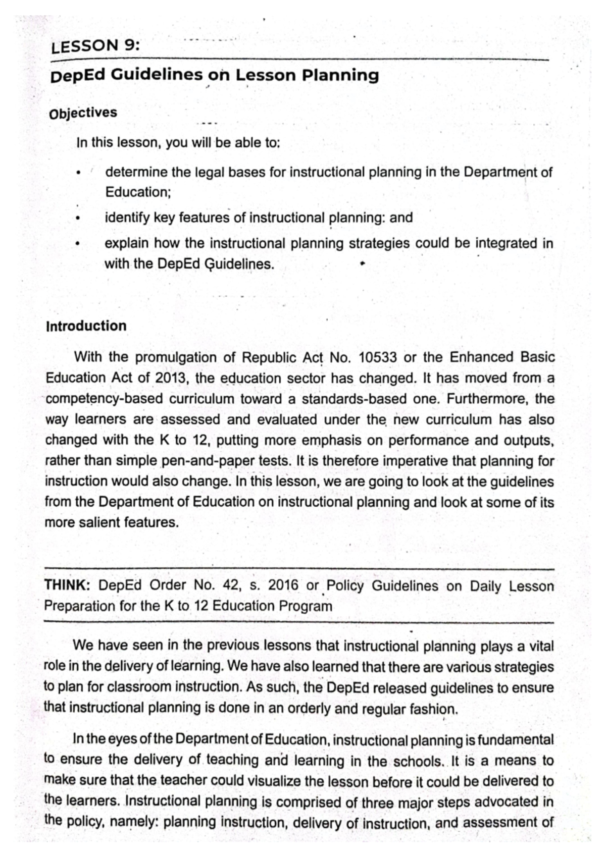 Inbound 8045292407806272042 - LESSON 9: DepEd Guidelines on Lesson ...
