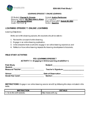 EDU 600 P3 LE 5: Assessing Technology Integration in the Classroom ...