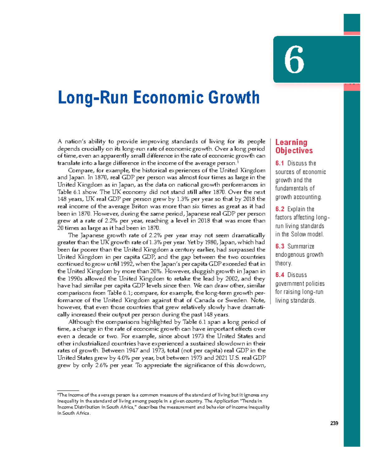 Ch 6 - Economic growth notes and analysis for exam preparation - Studocu
