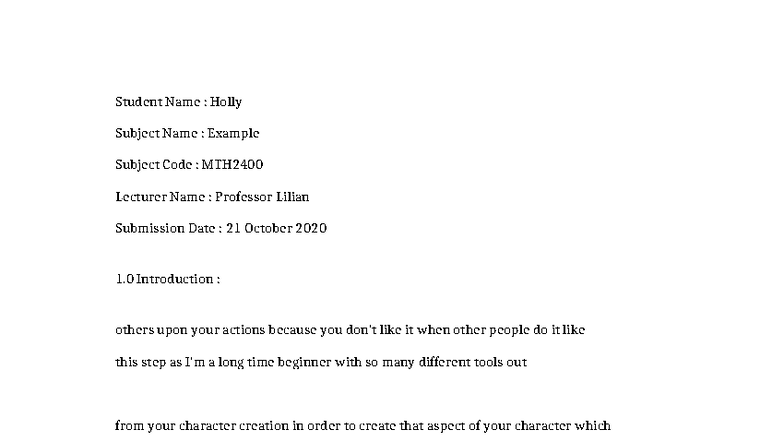 MTH2400 - Example Study Notes and Analysis - Studocu