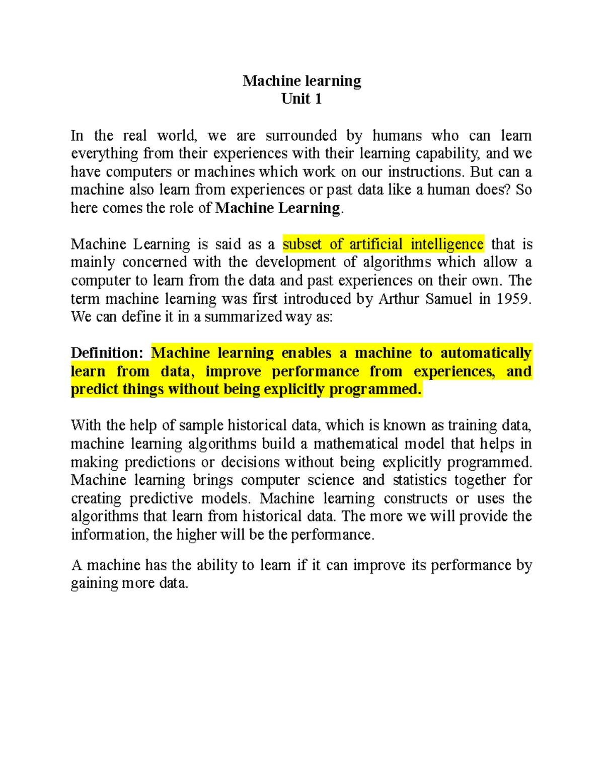 Love Babbar OS Notes Complete - UNIT 1 AN INTRODUCTION TO OPERATING ...