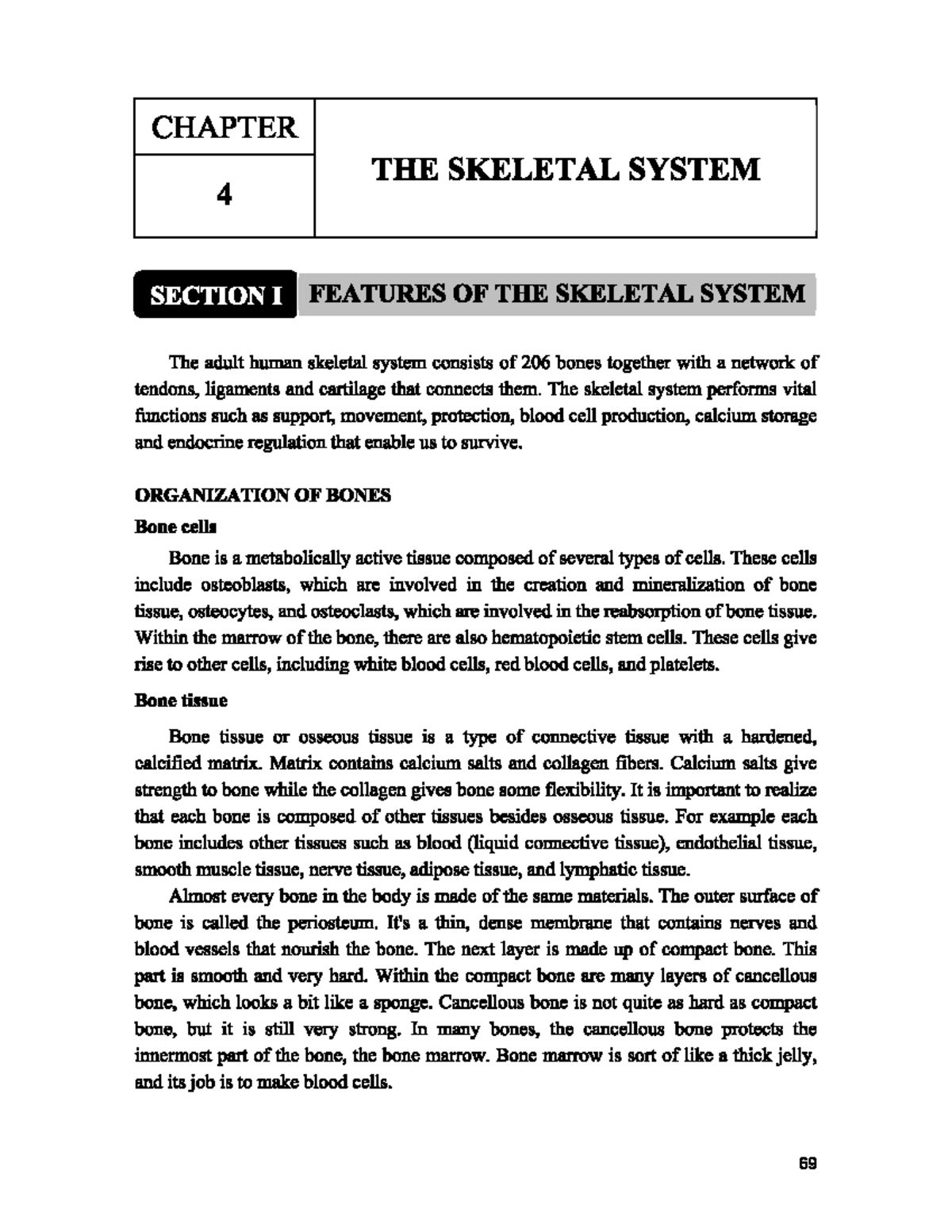 CNCQ-Basic Reading: Chapter 4 - The Skeletal System Overview - Studocu