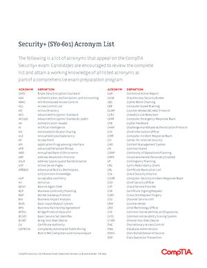 Security+ study guide - DionTraining © 2020 v1. Dion Training Solutions, LLC is an Accredited ...