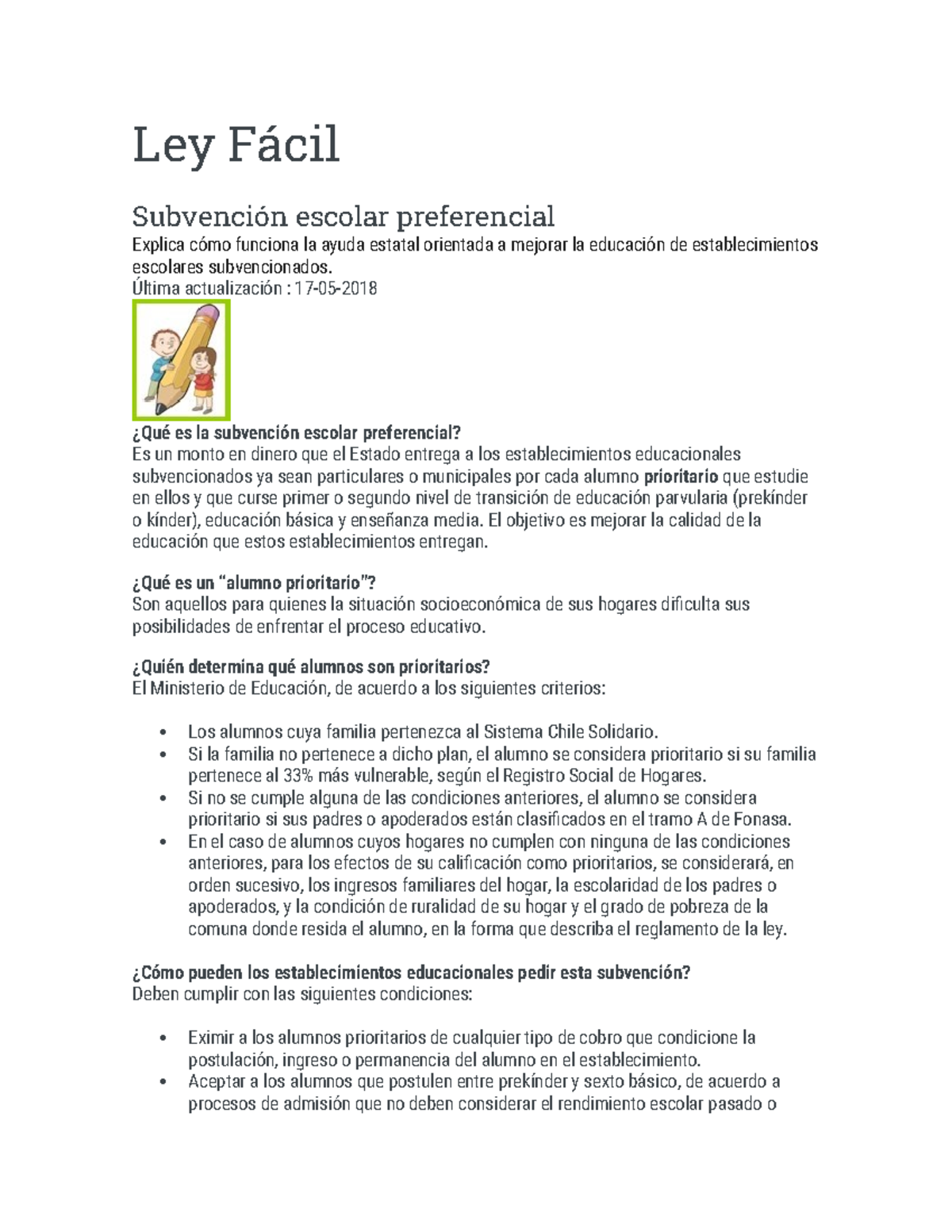 Ley Fácil - Explica en palabras simples la normativa - Ley Fácil ...