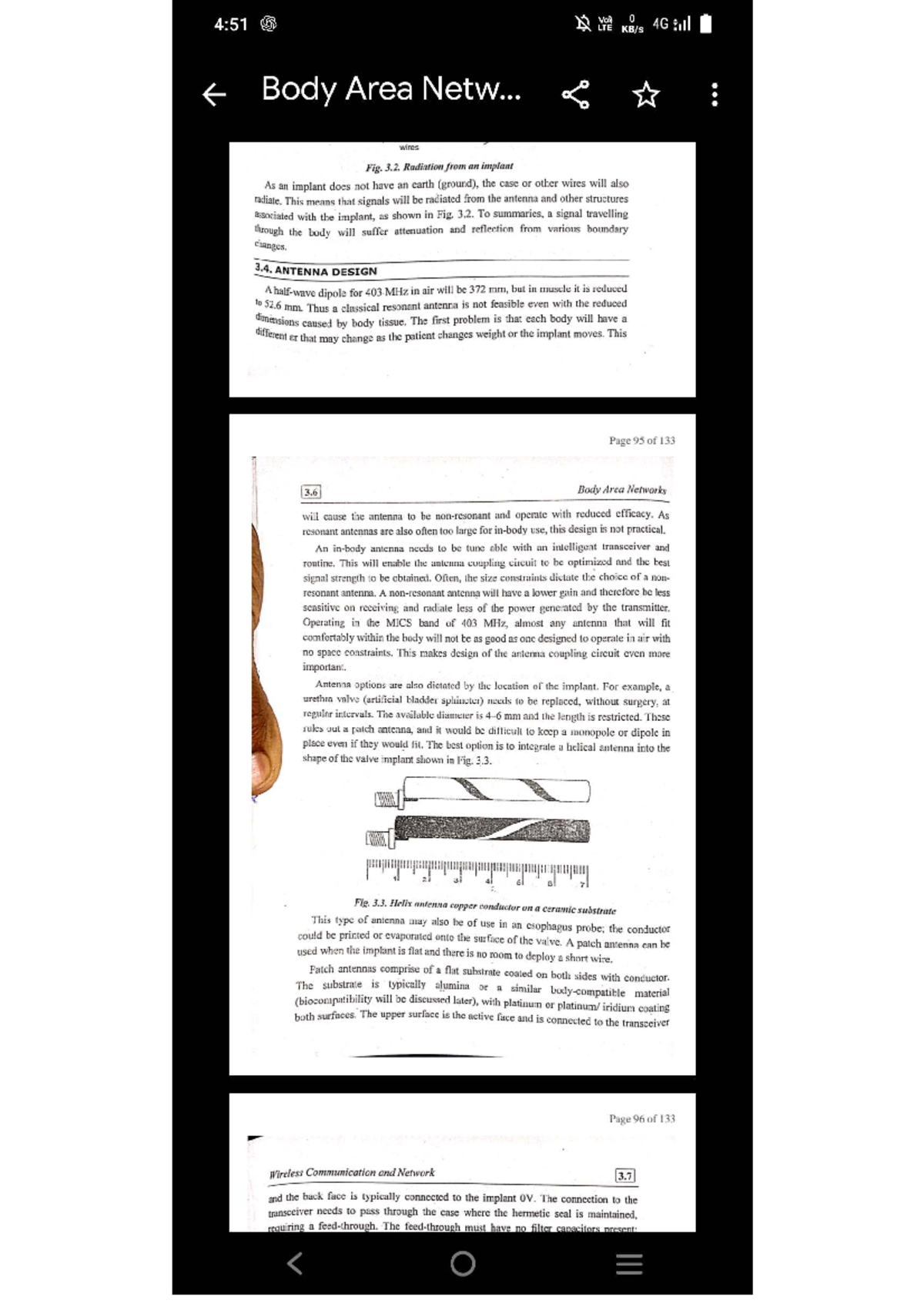 Antenna Design and Propagation in Body Area Networks (4:51 N KS 46L ...