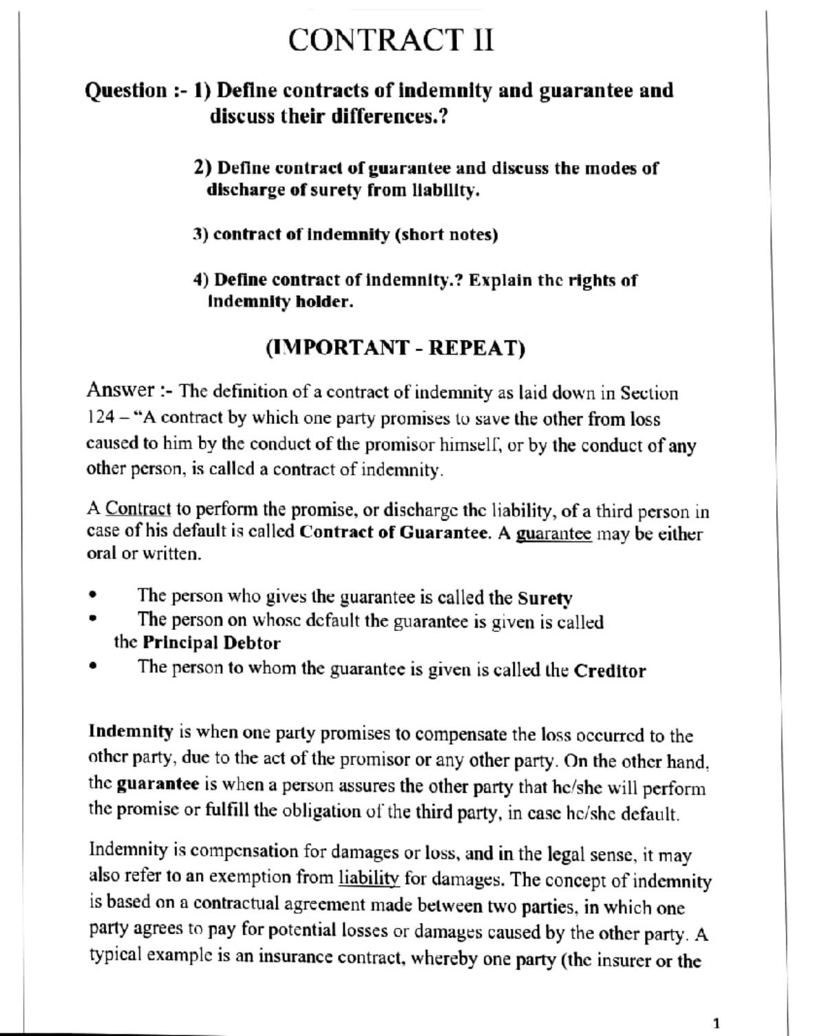 CPC 101: Introduction to Civil Procedure Code - Unit 1 Notes - Studocu