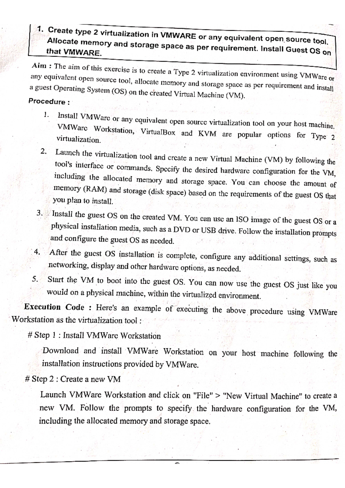 Virtualization Lab Manual: A Comprehensive Guide for Practicum - Studocu