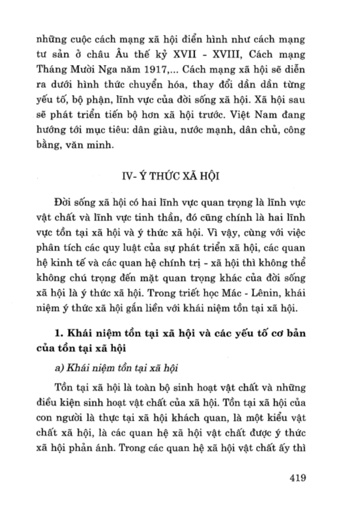 Cách Mạng Xã Hội: Phân Tích và Ý Thức Xã Hội (Mác - Lênin) - Studocu