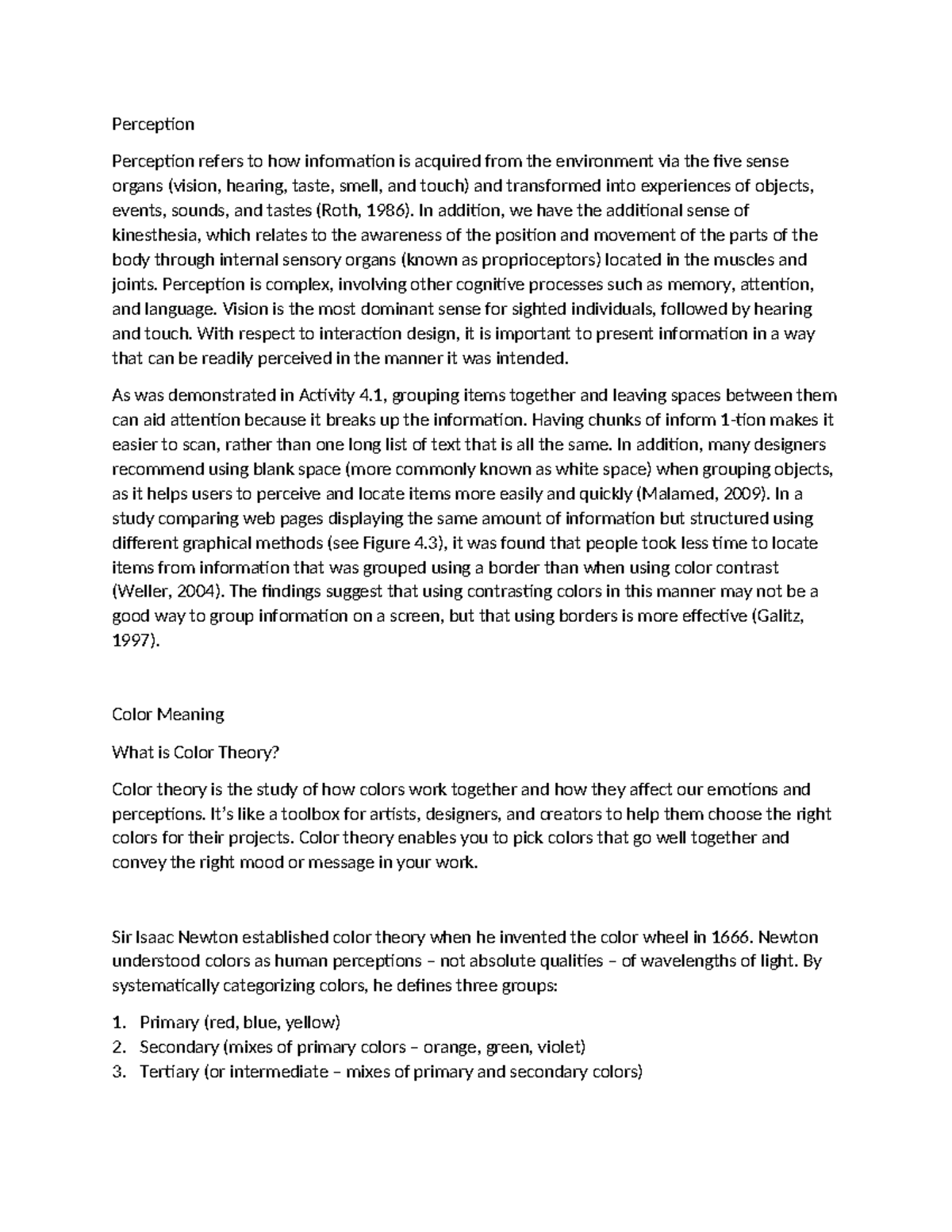 HCI Report 2012-153: Understanding Perception and Color Theory in UX ...