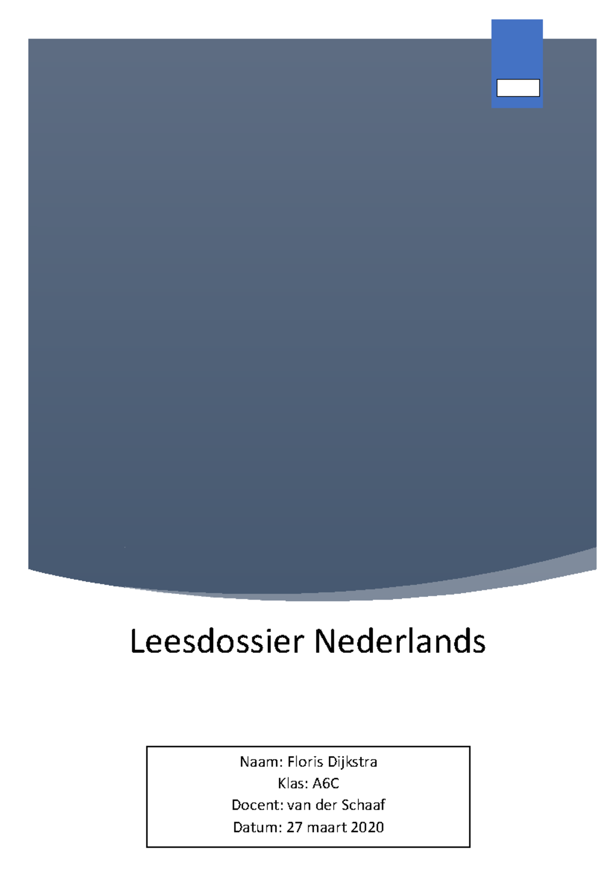 Leesdossier Nederlands A6C: Boeken en Opdrachten Atheneum 3-6 - Studeersnel