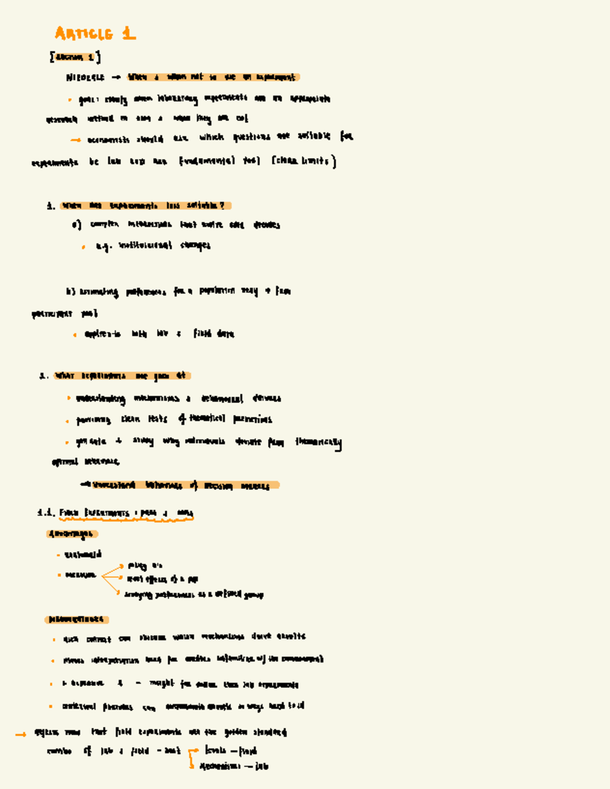 Experimental Economics: Understanding Lab and Field Experiments ...