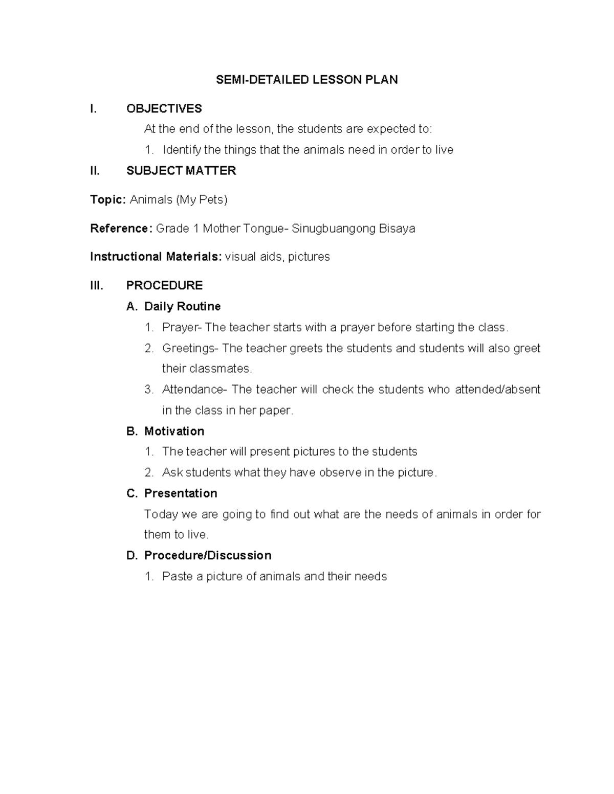 Grade 12 Creative Writing - Lesson Plan on Limerick Poetry - Studocu