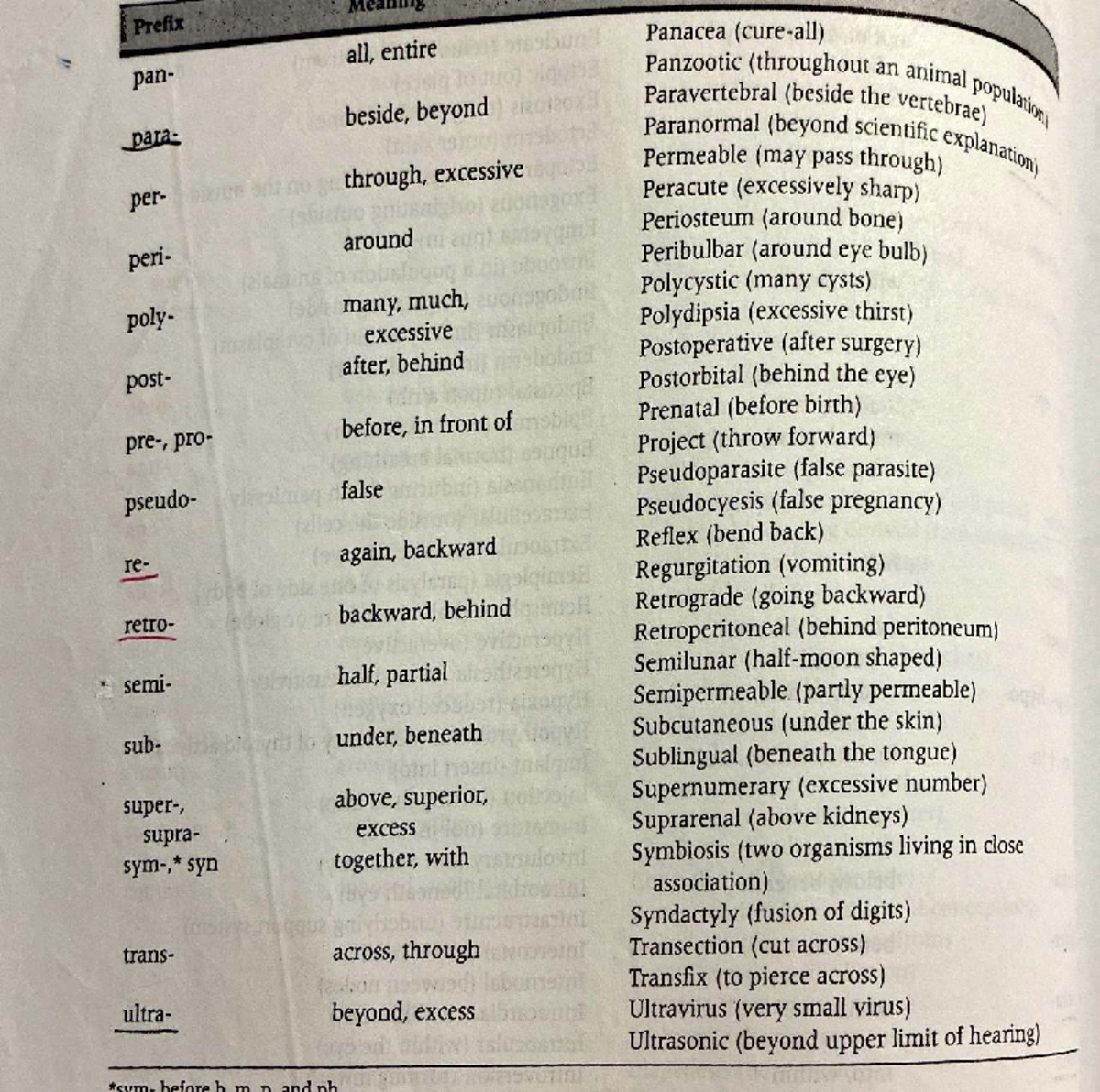 Medical Terminology: Prefixes & Suffixes Guide (MED 101) - Studocu