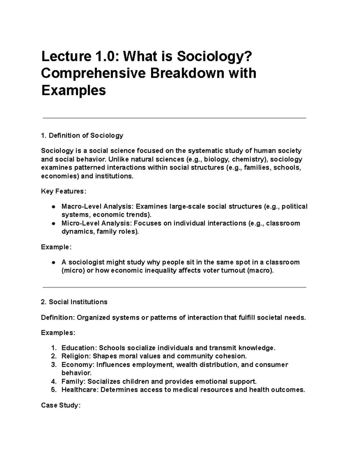Study Guide: Theories of Deviance and Cultural Norms (SOCI101 ...