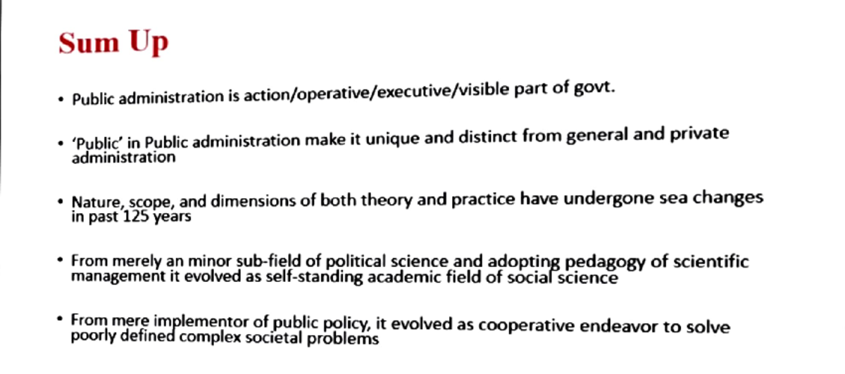 Public Administration: Evolution, Scope, and Key Theories Explained ...