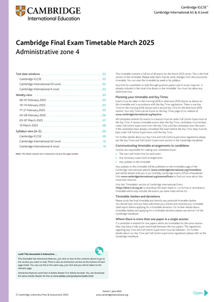 Cambridge Secondary Progression Test - Stage 7 English MS - English ...