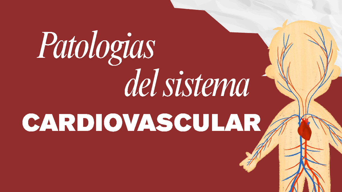 Patologías del Sistema Cardiovascular en Pediatría - Studocu