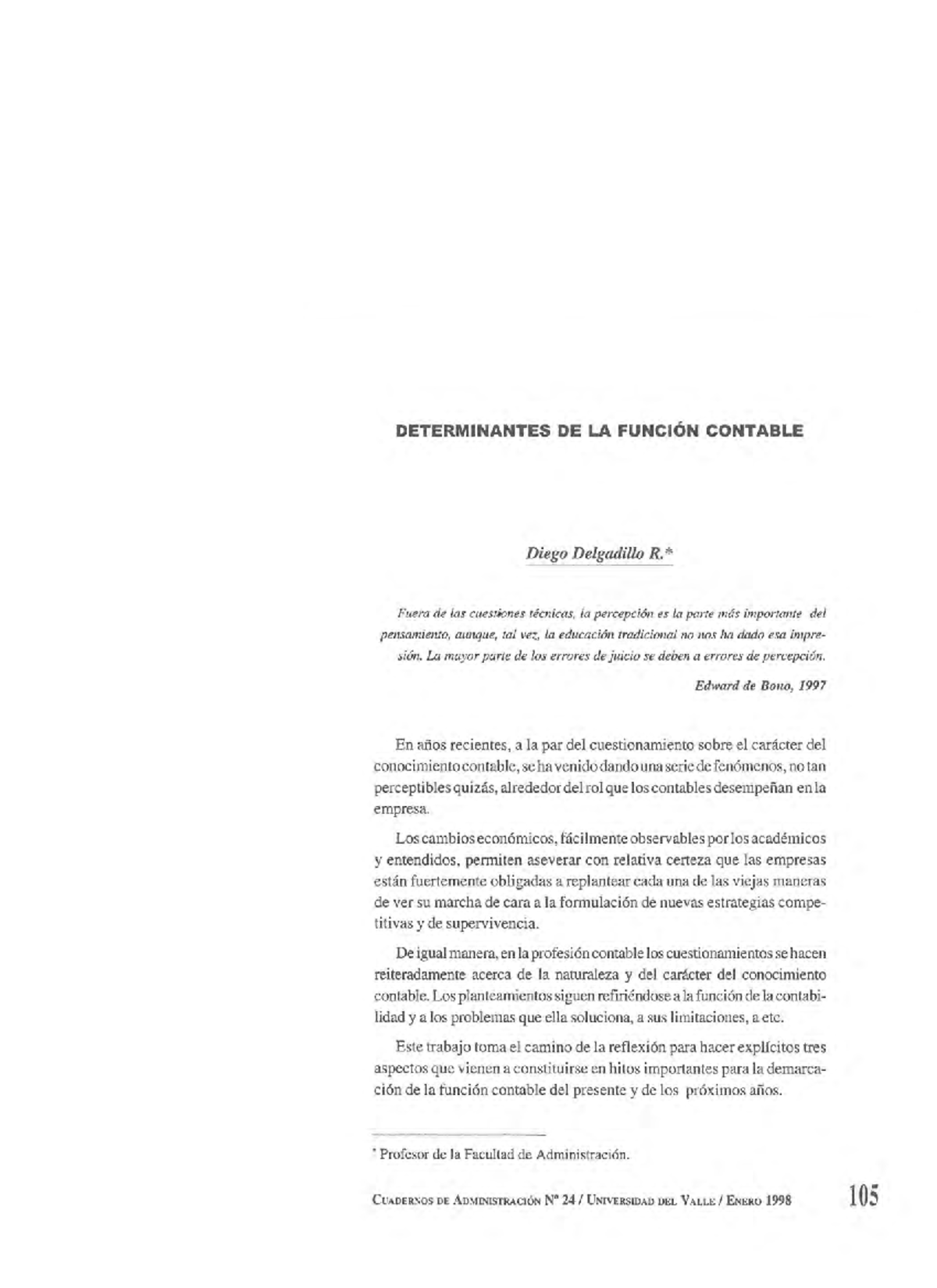 Aspectos Clave de la Función Contable en el Contexto Económico ...