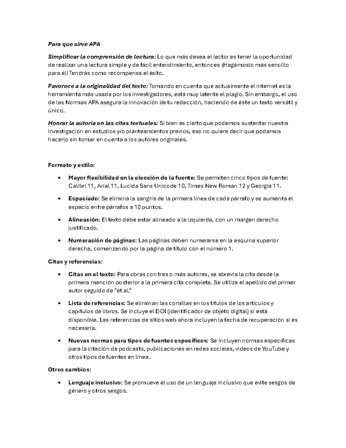 Función de las Normas APA en la Redacción Académica - Studocu