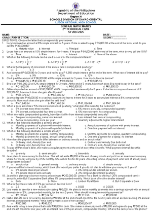 Q3 STAT AND PROB - tet - Republic of the Philippines Department of ...