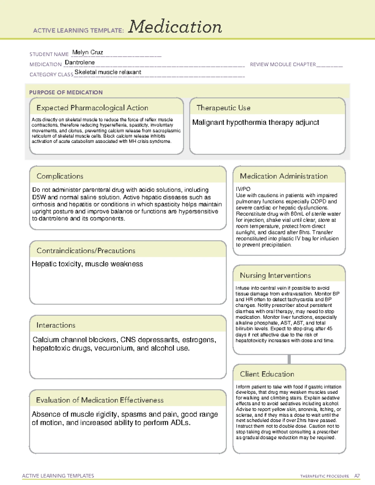 Delirium - ATI templates and testing material. - ACTIVE LEARNING ...
