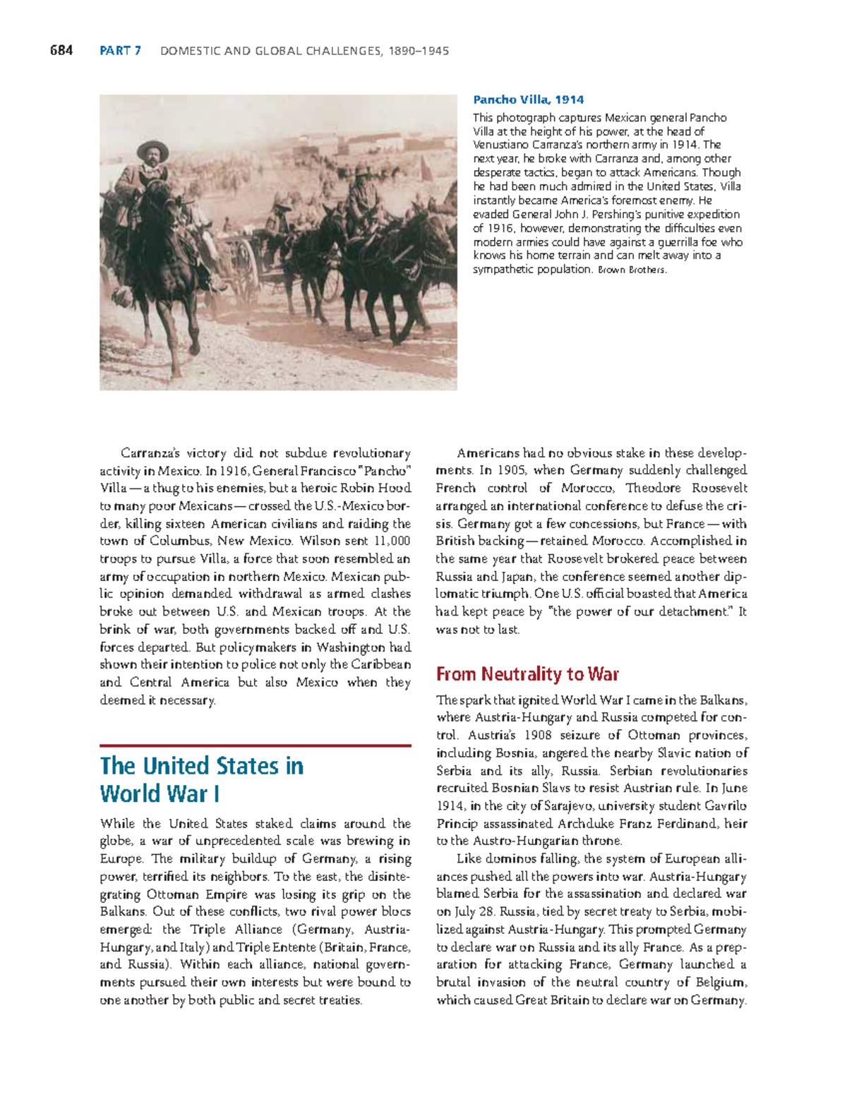 World War I: America's Entry and Its Impact on Society and Rights - 684 ...