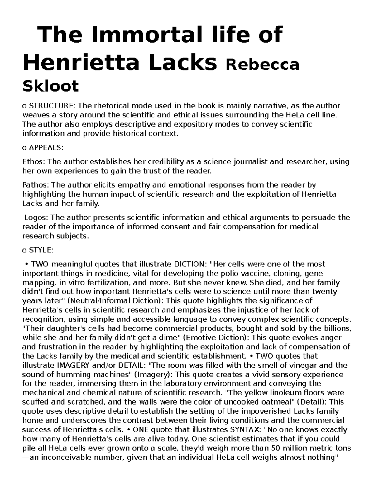 Document 170 copy - Period - The Immortal life of Henrietta Lacks ...