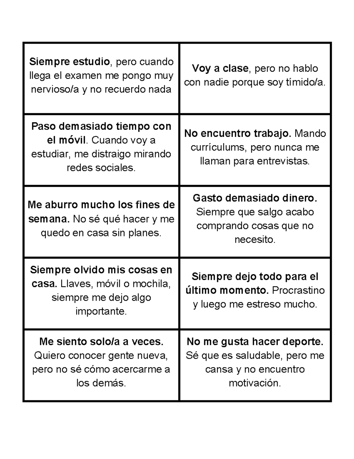 Tarjetas de Estilo Indirecto B1: Estrategias y Reflexiones - Studocu