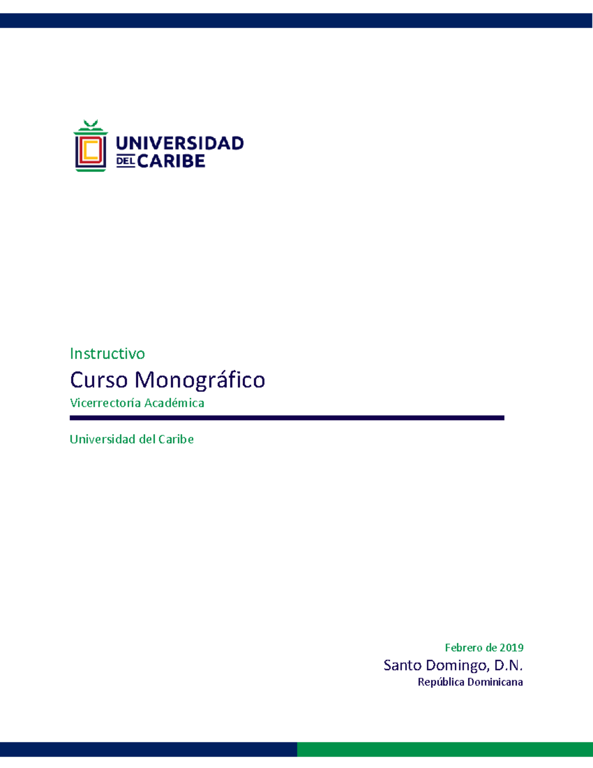 Recursos de la unidad 1 de seminario de grado - Instructivo Curso Monográfico Vicerrectoría ...