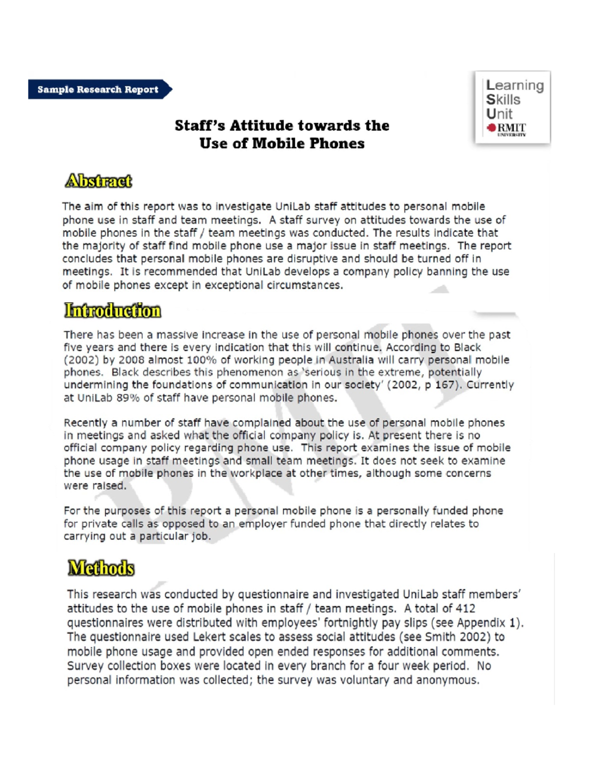 Final Research Report Template for Q4-10 Studies - Studocu