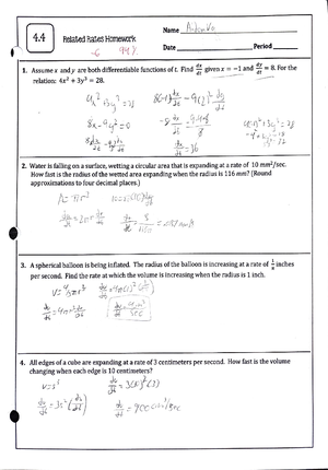 Unit 7 BC Test A - Covers everything on differential equations (unit 7 ...
