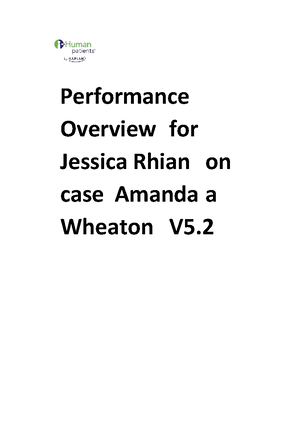 I Human, Rebecca Fields Case Study- Recent Solutions (2022 Exam) - iHuman, Rebecca Fields Case ...