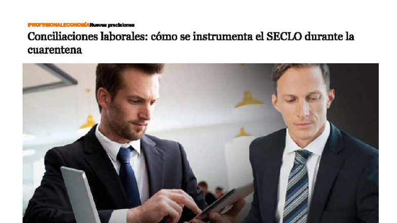 SECLO: Normativa y Procedimientos de Conciliación Laboral - Studocu