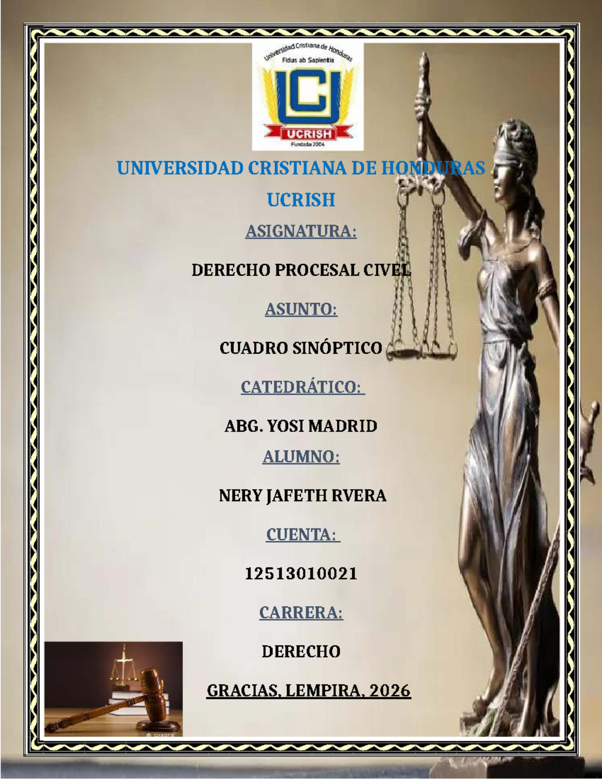 Nery Cuadro Sinóptico - REPASO - Metodos Cuantitativos II - UNIVERSIDAD ...