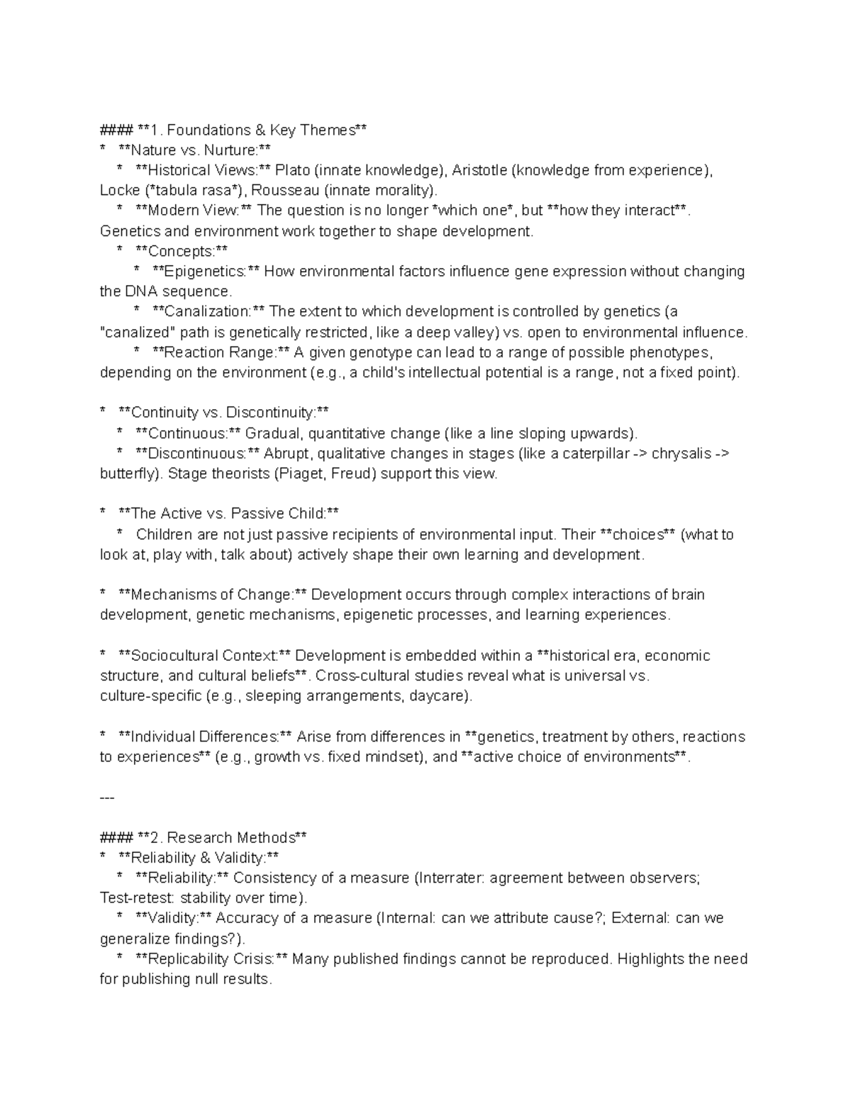 Developmental Psychology: Genetics, Environment, and Learning ...