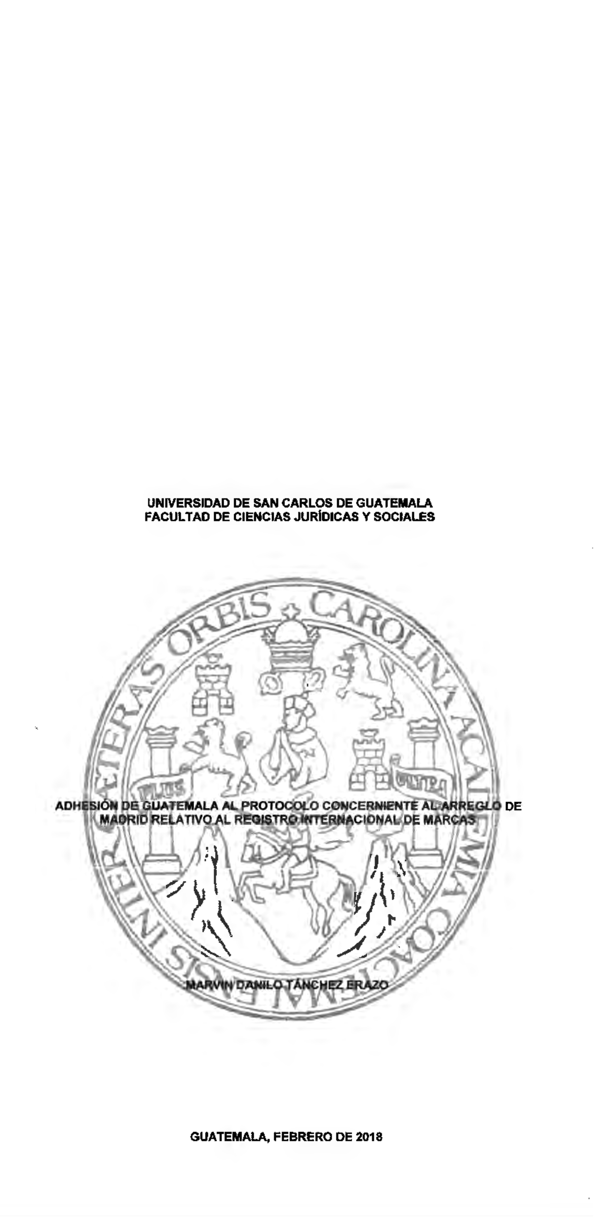 Tesis de Licenciatura USAC: Adhesión de Guatemala al Protocolo de ...