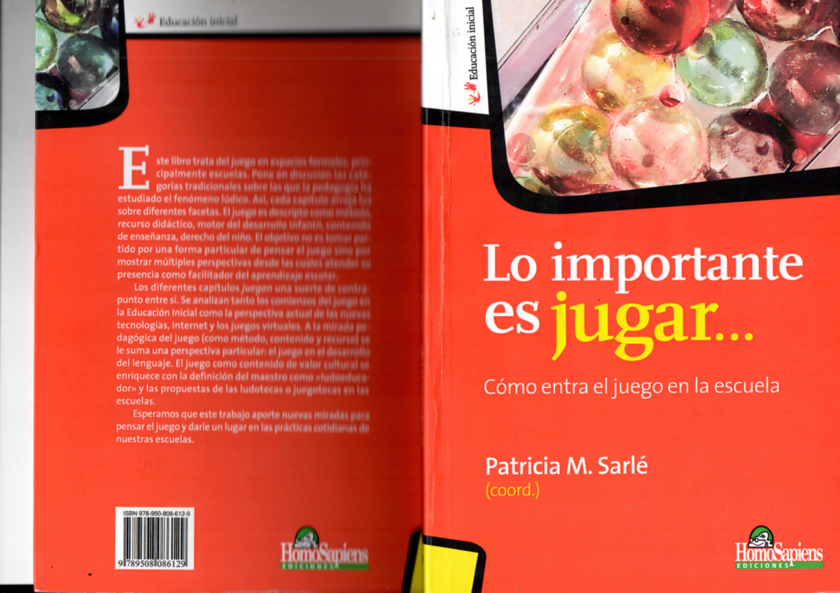Sarlé-Cap 1-El juego como método-una historia que comienza con Froebel ...