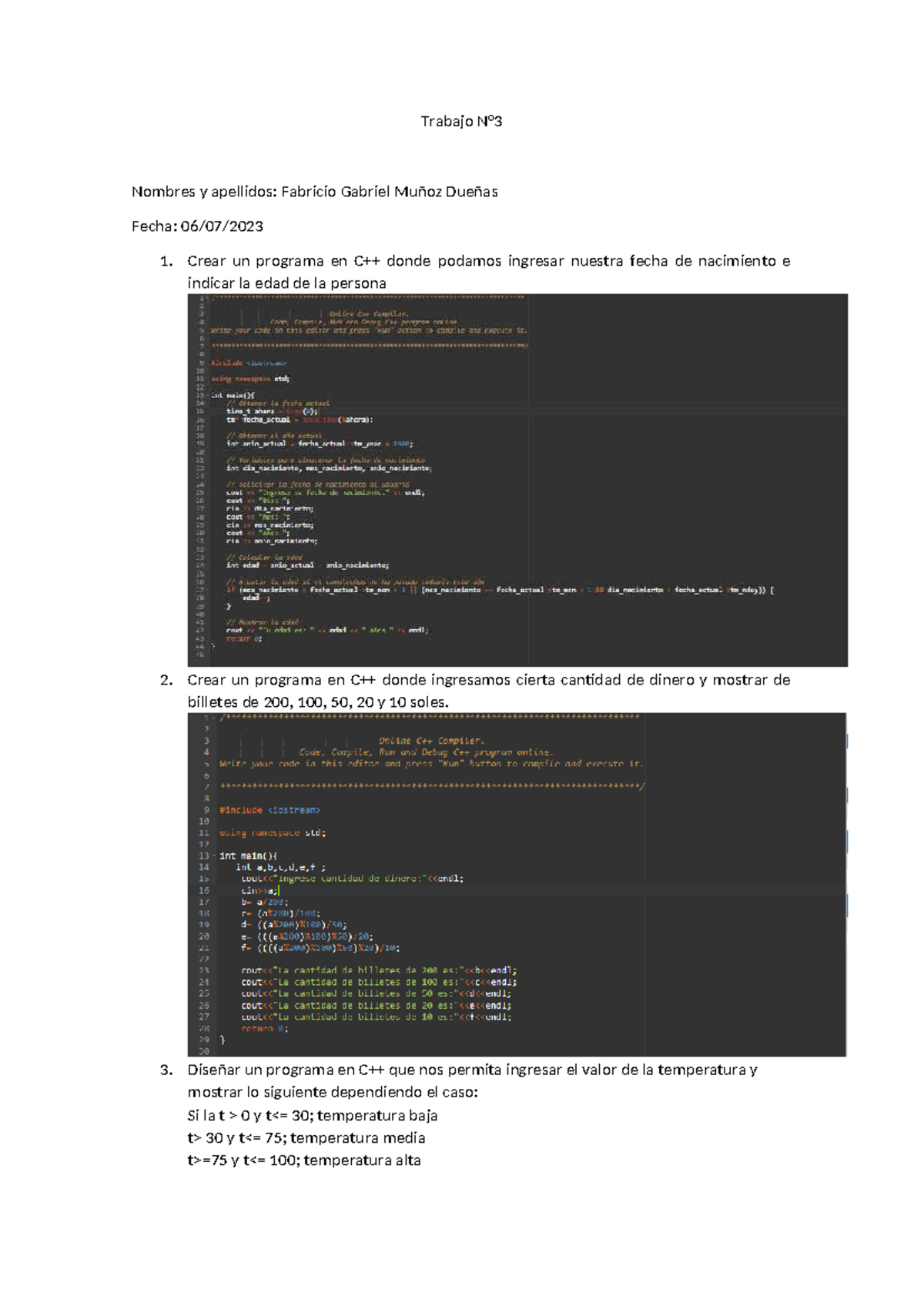 Trabajo N3 - Tarea de Programación en Python - Studocu
