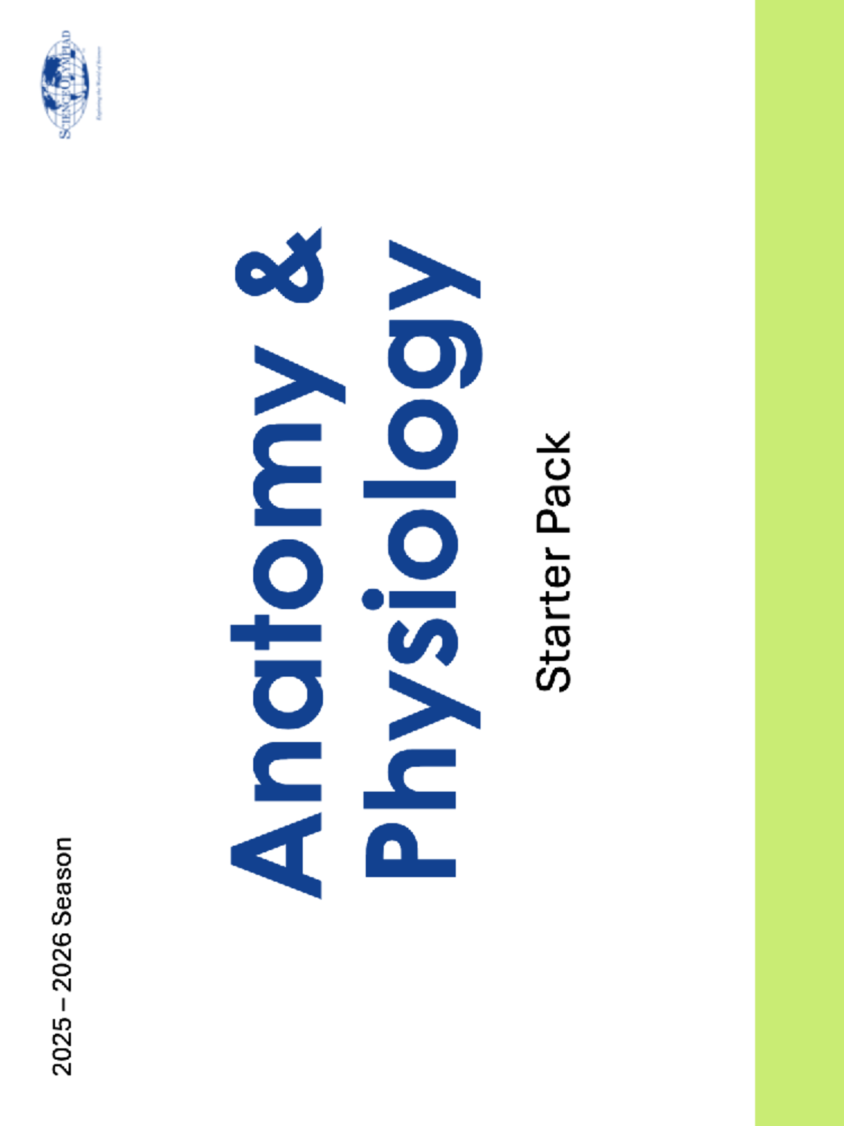Anatomy & Physiology Starter Pack for SCIENCEOLYMPIAD 2025-2026 - Studocu