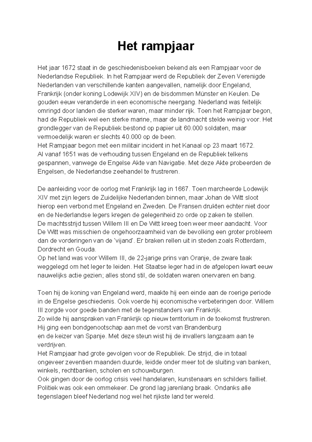 Het Rampjaar 1672: Crisis en Oorlog in de Nederlandse Republiek ...