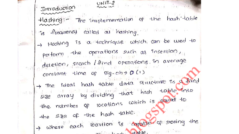 Hash Tables: Implementation, Operations, and Collision Resolution (CS101) - Studocu