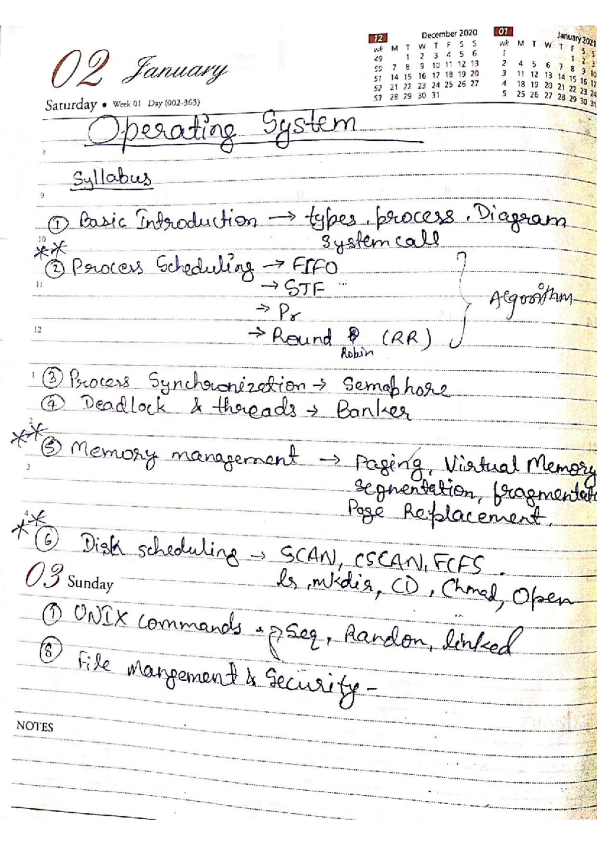 Operating System (OS) Notes - Gate Smasher (660172199) - Studocu