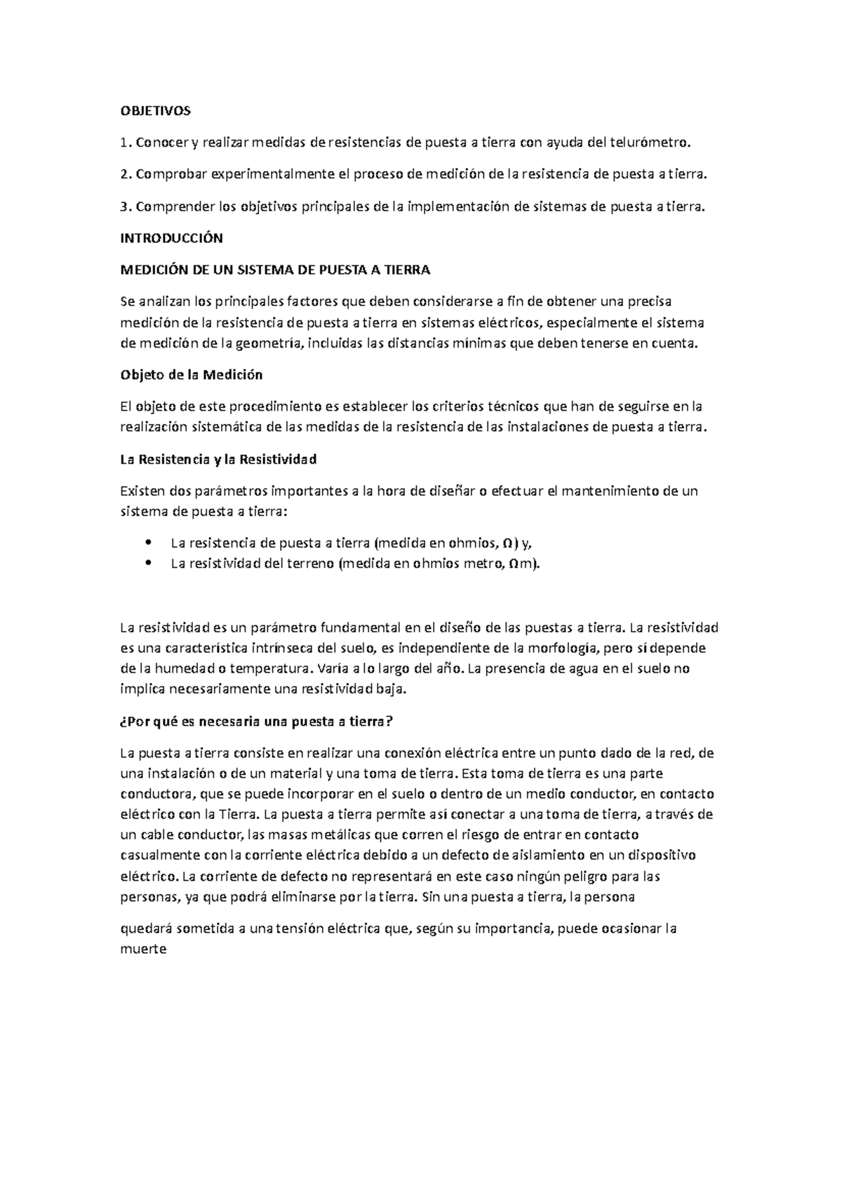 Marco teorico - NMKJ - OBJETIVOS Conocer y realizar medidas de ...