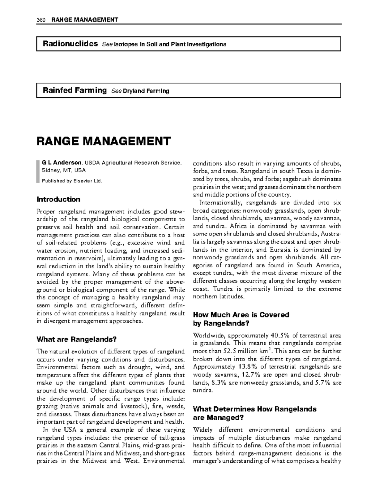 RANGE MANAGEMENT 360: Ecosystem Health & Grazing Practices Overview ...