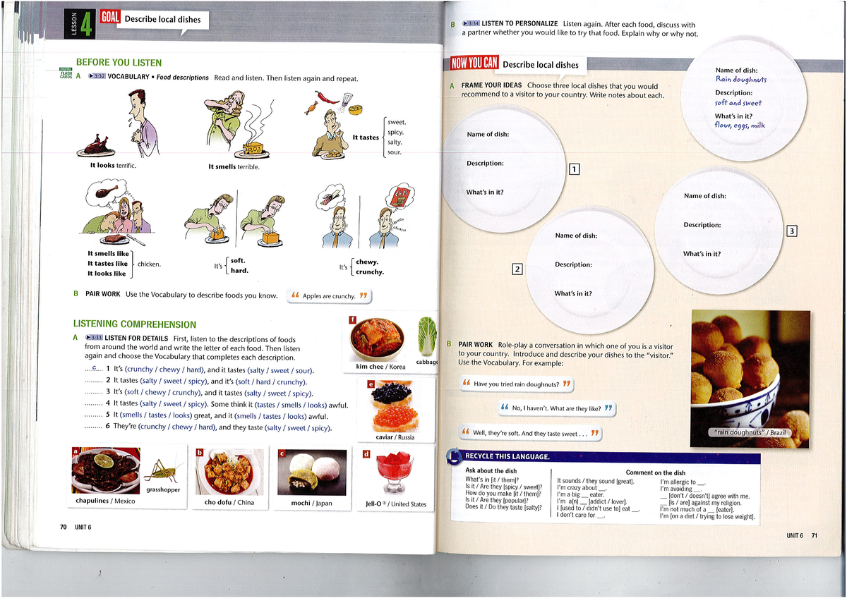 Unit 6 - Lesson 4 - Review - Top Notch 1 - Studocu