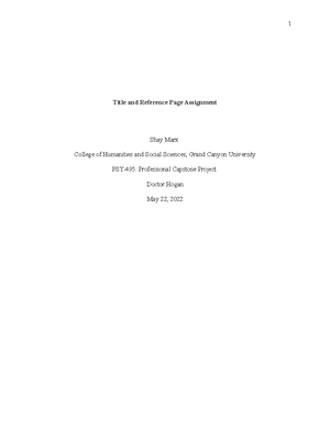 Methods Revision MDorta - Mary A. Dorta PSY-495-0500, Grand Canyon University Professional ...