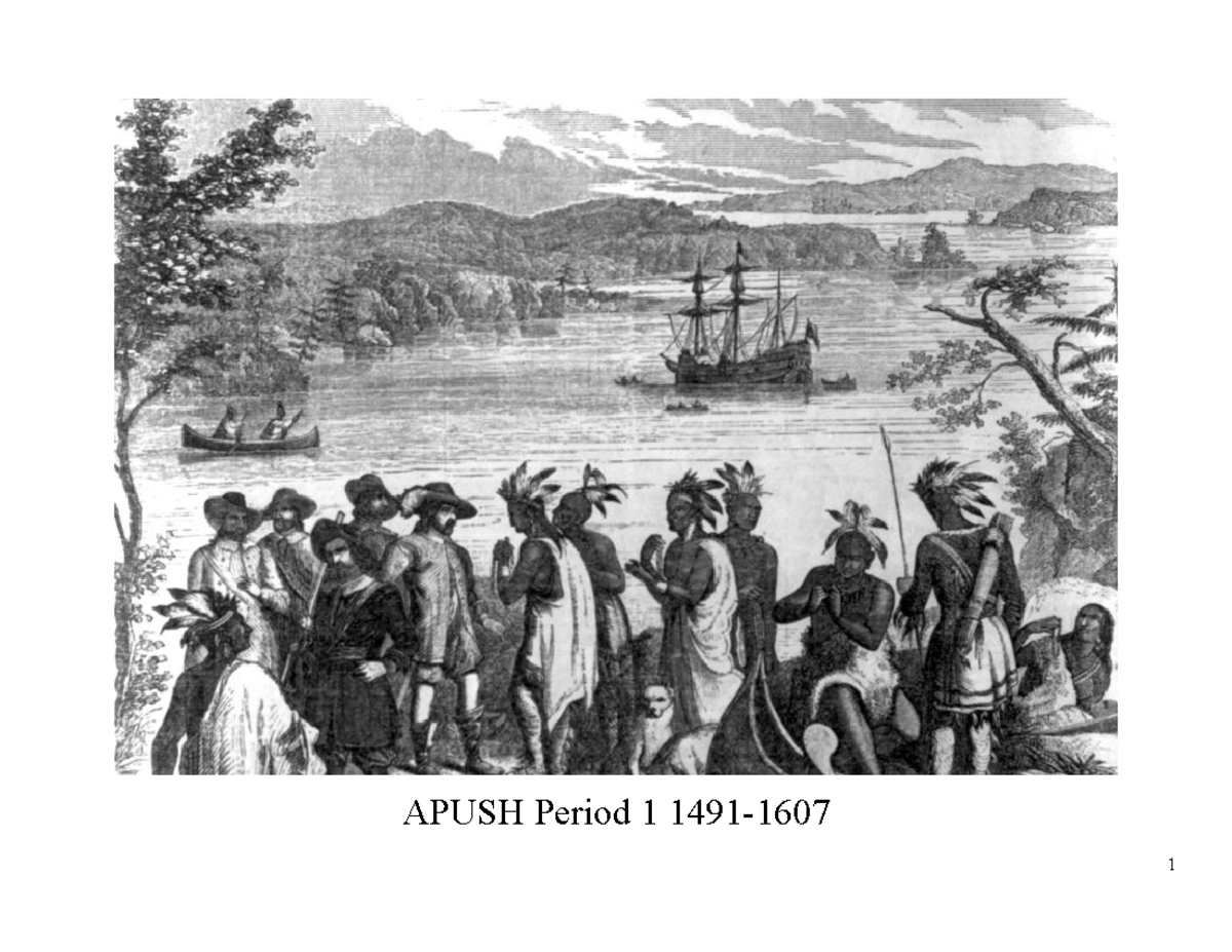 APUSH Period 1: Native American Societies & European Exploration Notes ...